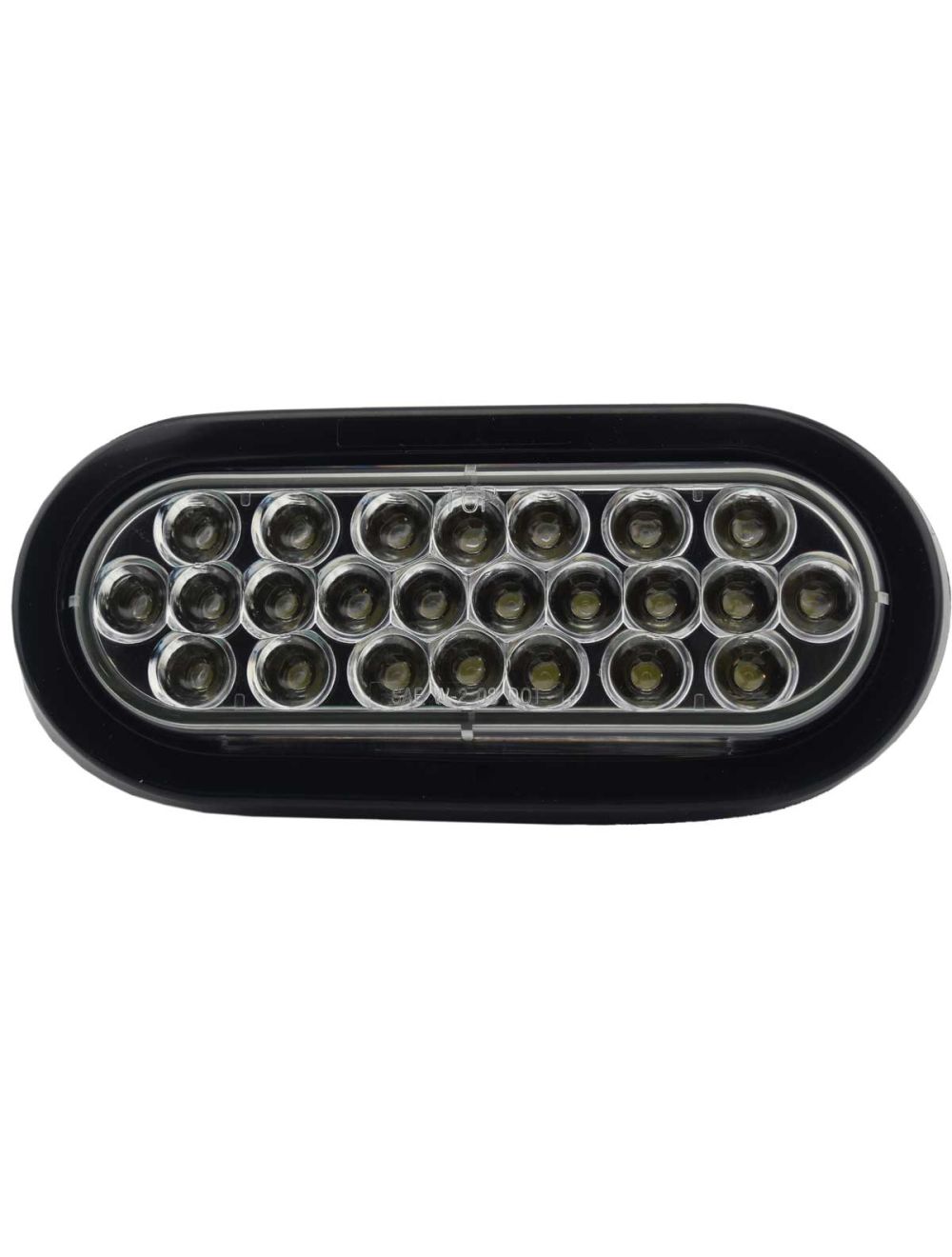 Buyers SL65CO 6" Oval LED Recessed Clear Strobe Light