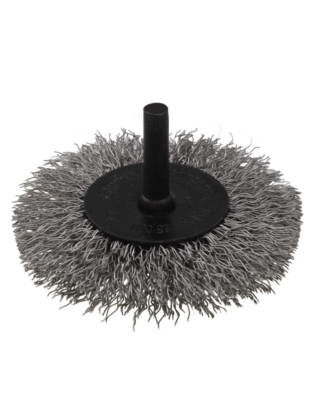 Sait 06714 3" x 0.014" x 1/4" Stainless Steel Crimped Wire Wheel