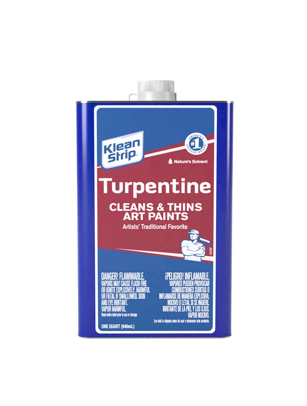 Klean Strip QGT69 1 qt. Turpentine Solvent