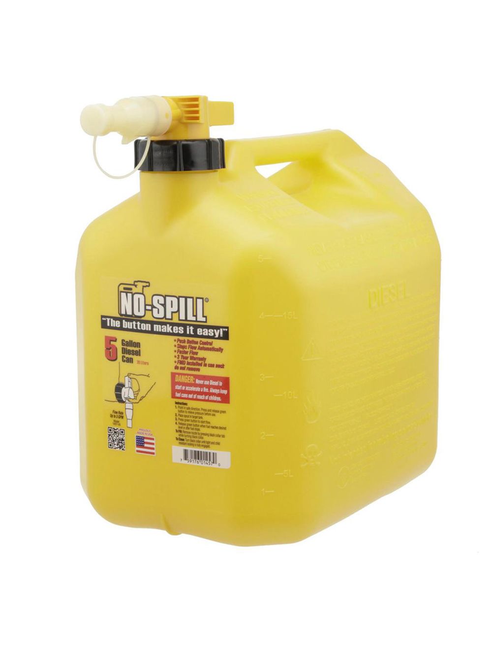 No-Spill 1457 Plastic Diesel Fuel Can (5 Gallon)