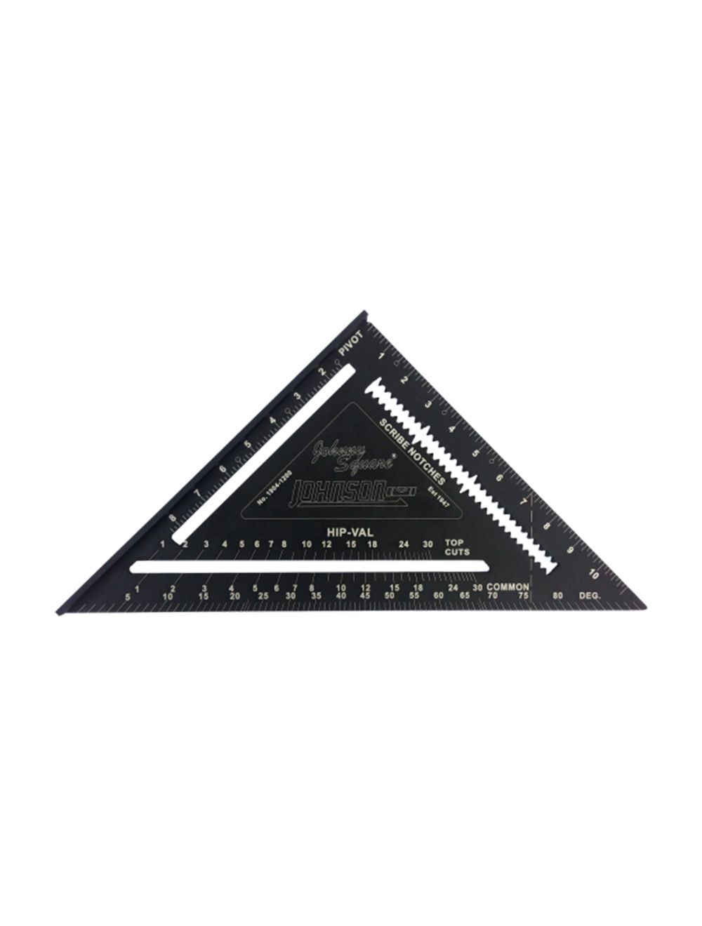 Johnson 12" Professional Aluminum Rafter Square