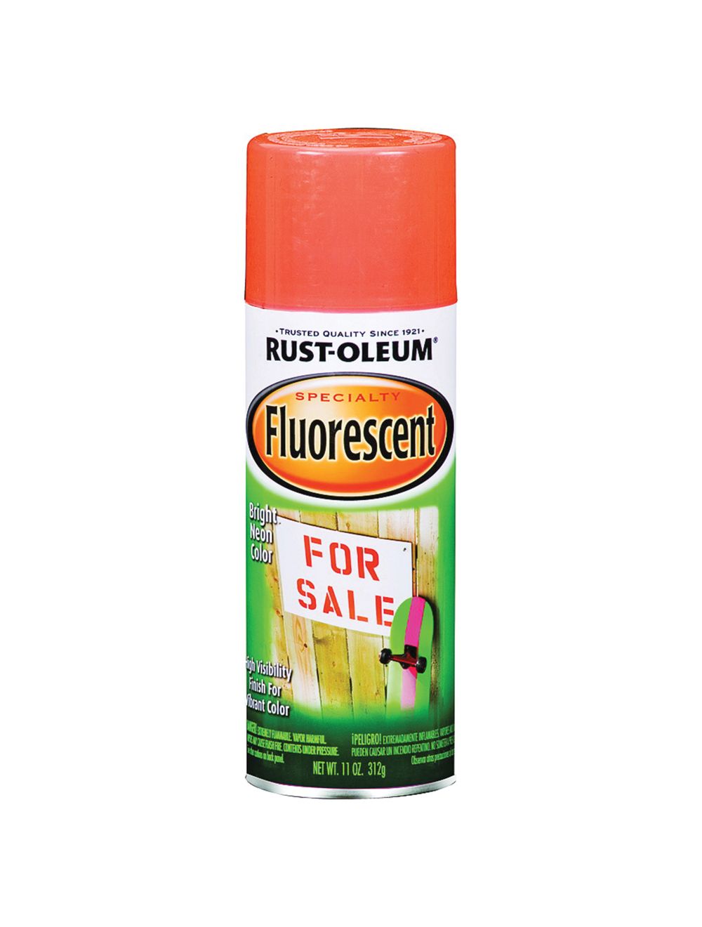 Rust-Oleum 11 oz. Fluorescent Orange Spray Paint