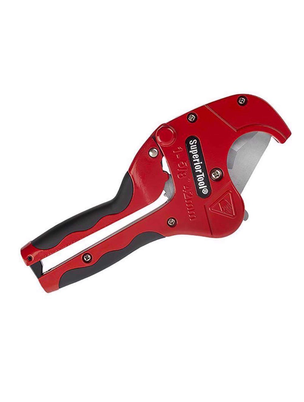 Superior Tool 37118 1-5/8" PVC Ratcheting Pipe Cutter