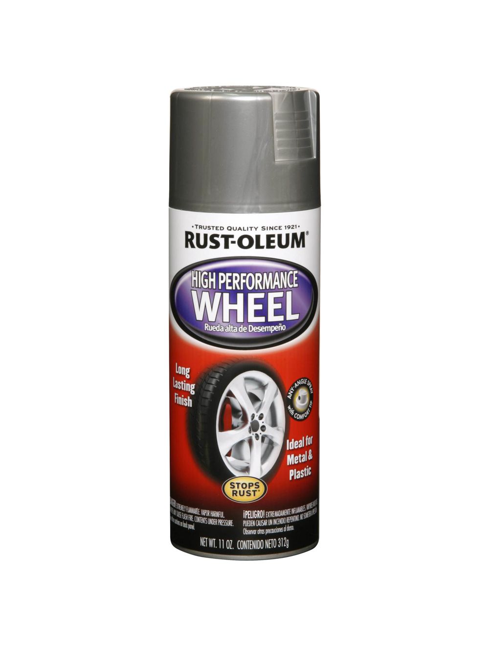 Rust-Oleum 248927 11 oz. Automotive High Performance Wheel Steel Spray ...