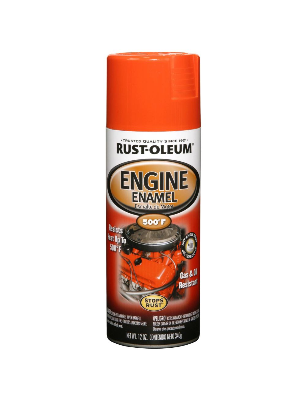 Rust-Oleum 248941 12 oz. Automotive Engine Enamel Chevy Orange Spray Paint