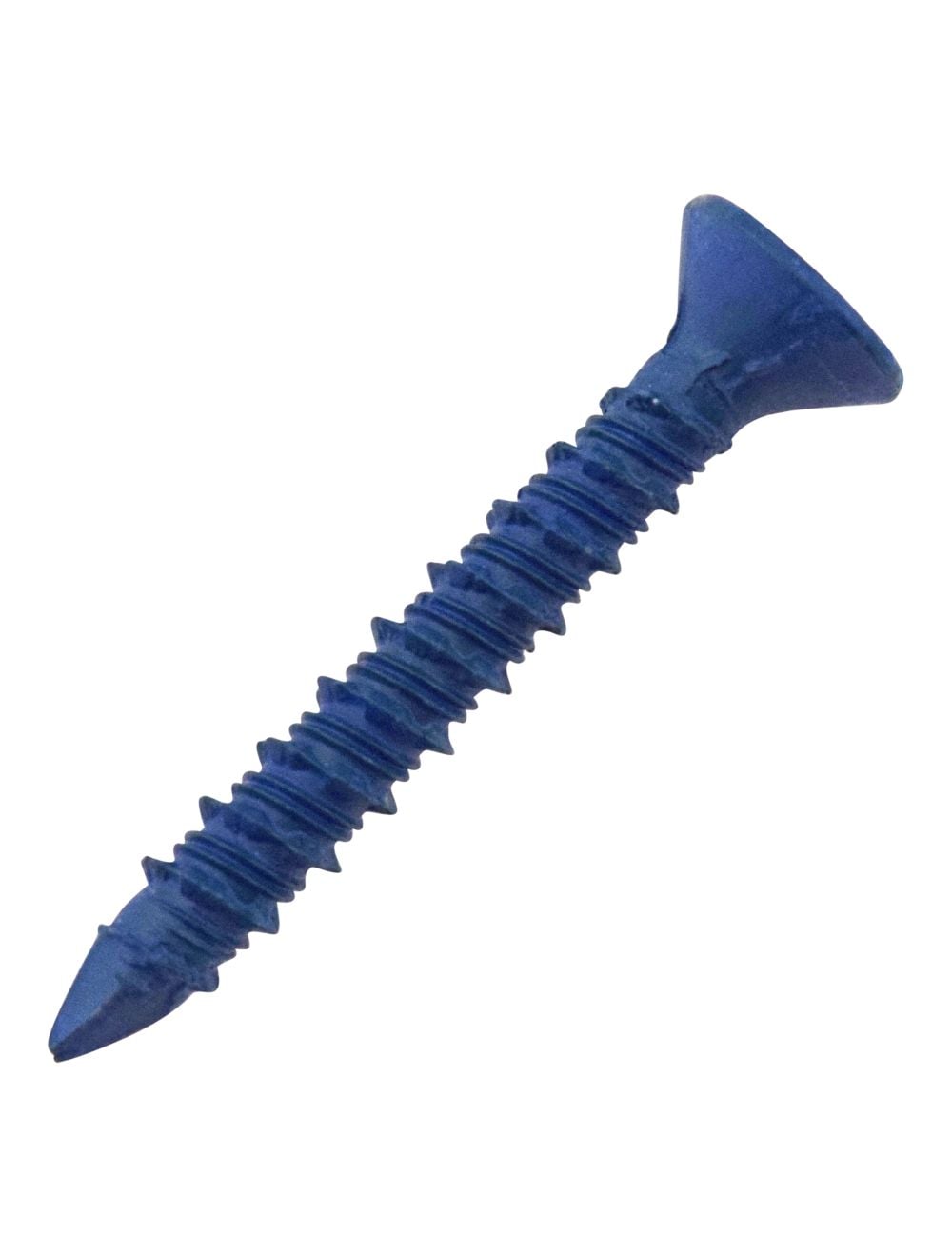 3/16" x 2-1/4" Star Flat Head Blue Climaseal Tapcon Masonry Screw - 100 pc box