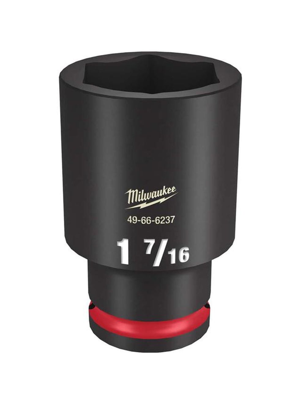 Milwaukee 49-66-6237 SHOCKWAVE Impact Duty 1/2" Drive 1-7/16" Deep ...