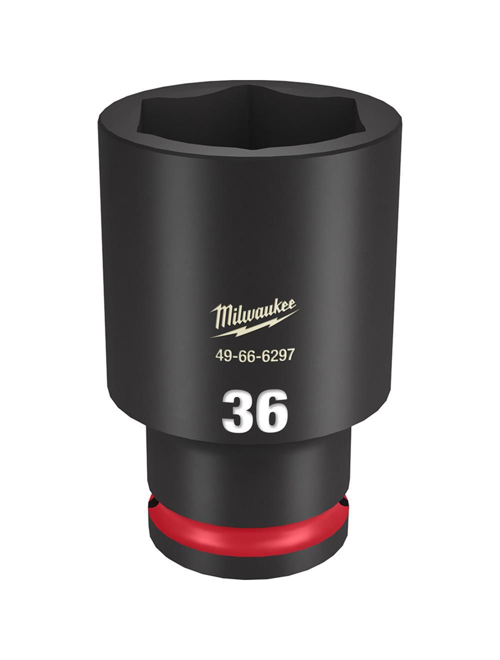 Milwaukee 49-66-6297 SHOCKWAVE Impact Duty 1/2" Drive 36MM Deep 6 Point ...