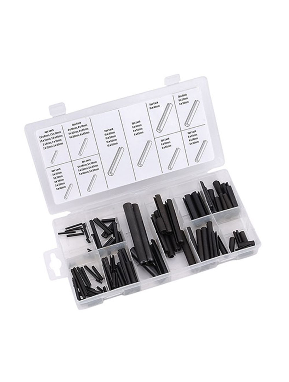 Tactix 565393 134-Piece Metric Roll Pin Kit