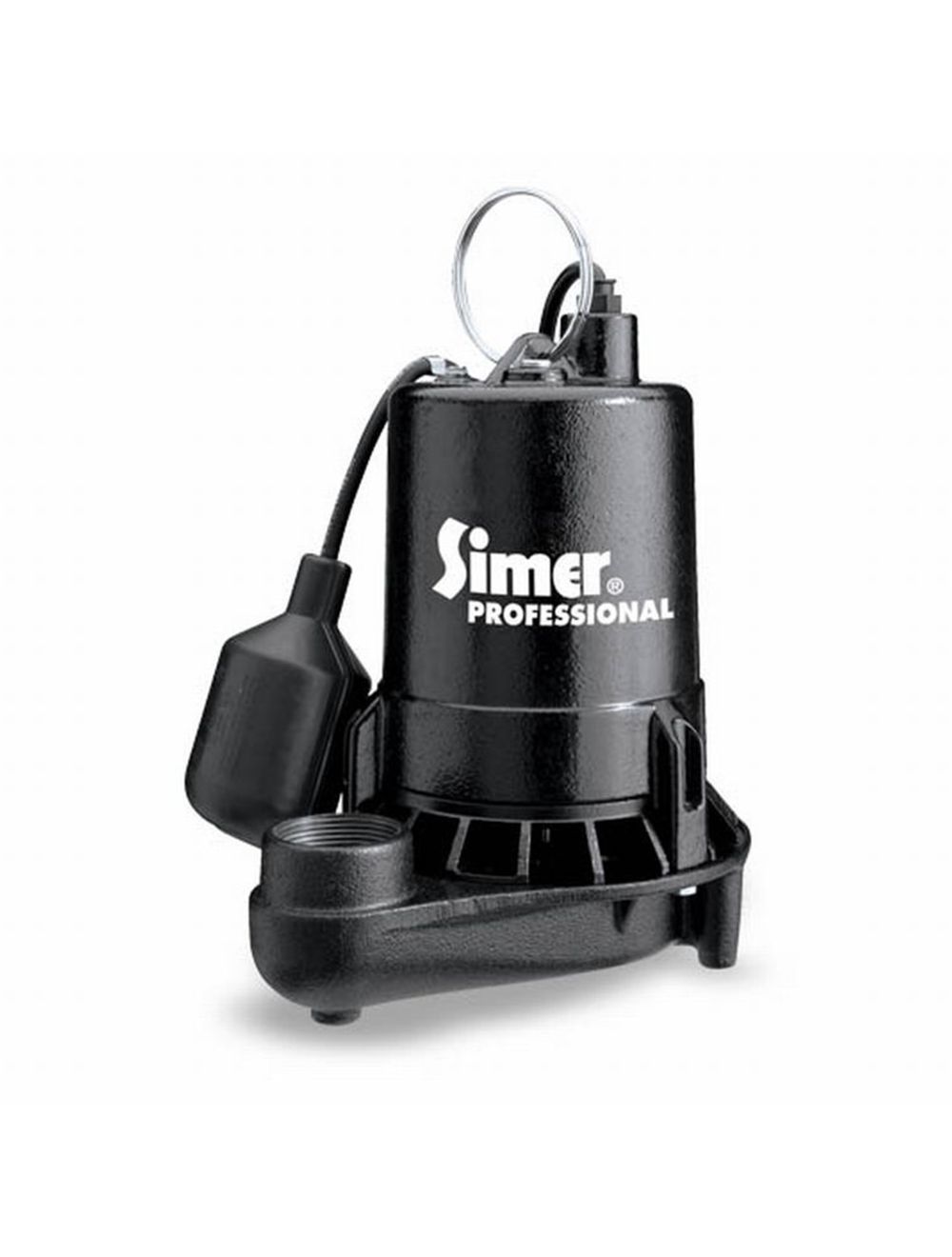 Simer 5950 1/2 HP Cast Iron Sump Pump With Tethered Float