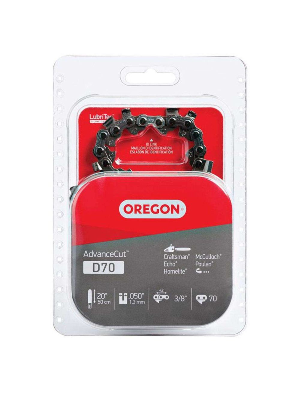 Oregon D70 20" AdvanceCut Chainsaw Chain 70 Links
