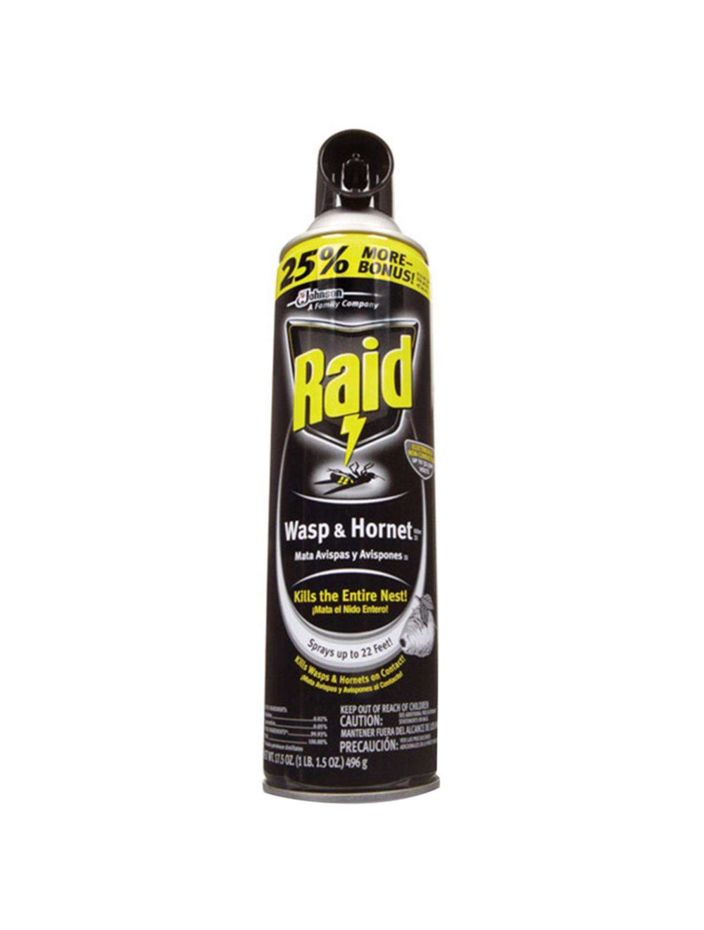 Raid 51367 17.5 oz. Wasp And Hornet Killer Spray