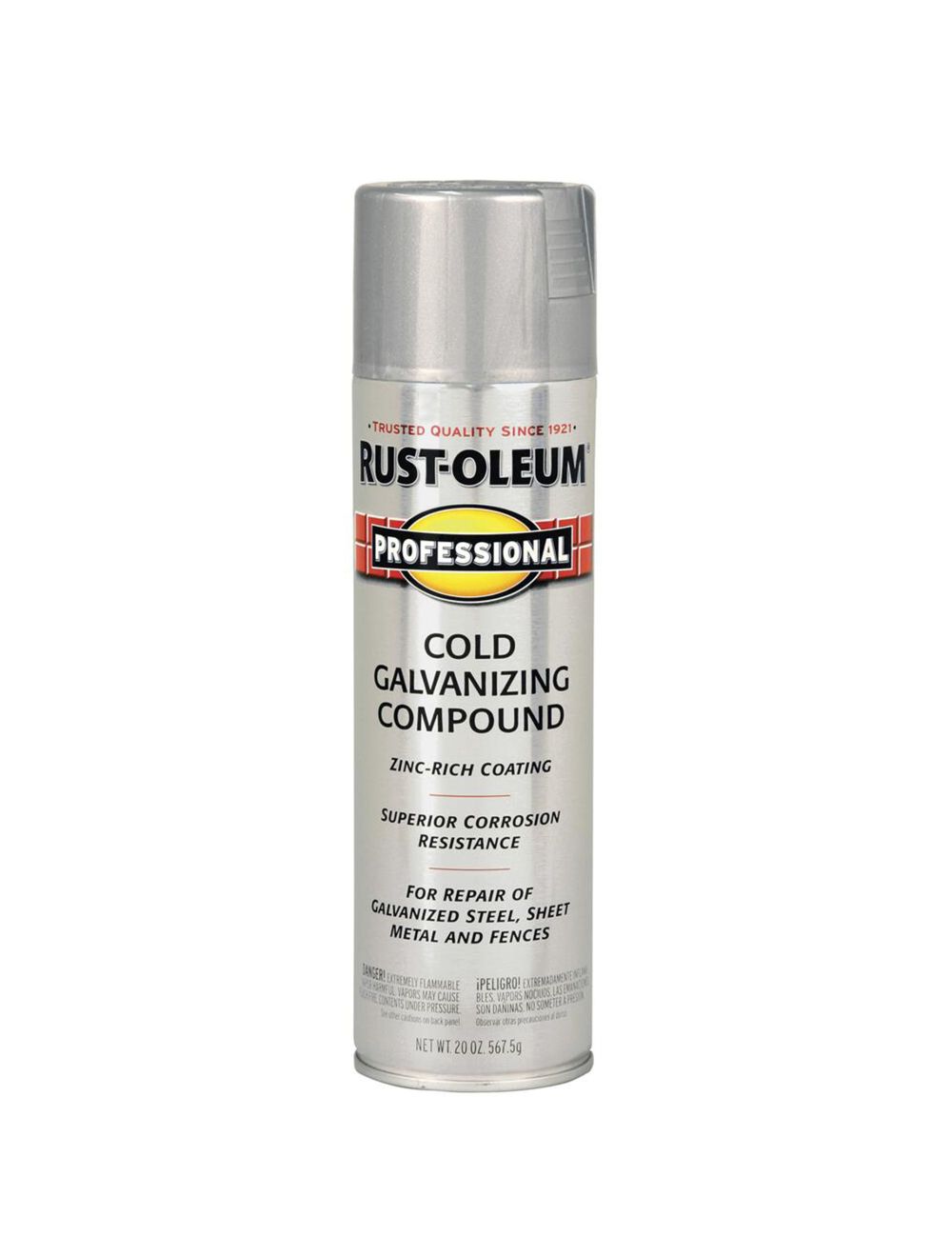 Rust-Oleum 7585838 20 oz. Galvanizing Compound Cold Gray Spray Paint