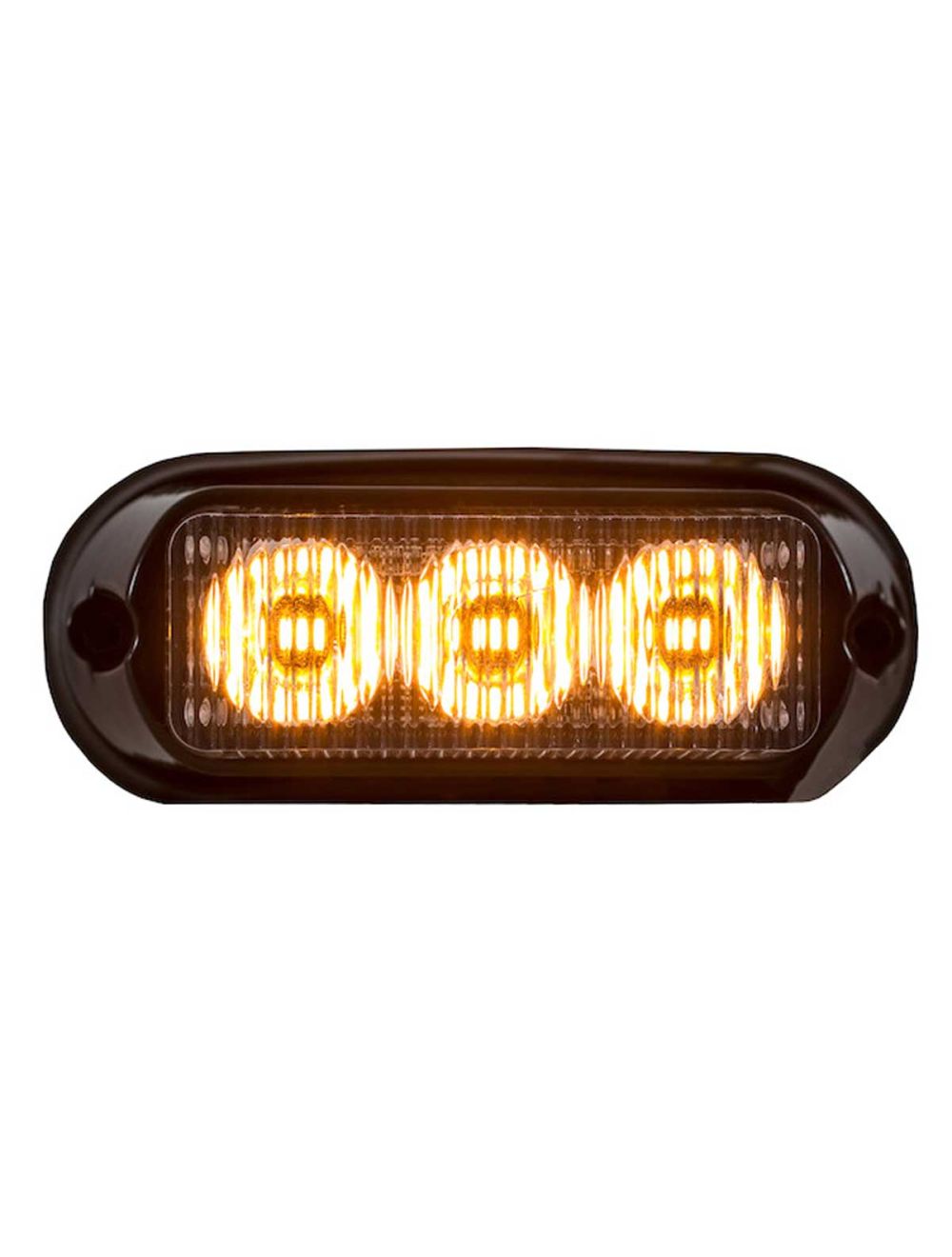 Buyers 8891120 4" Rectangular LED Amber Strobe Light
