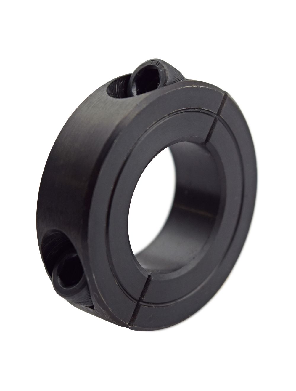 1-1/2" Two-Piece Double Split Black Oxide Steel Shaft Collar