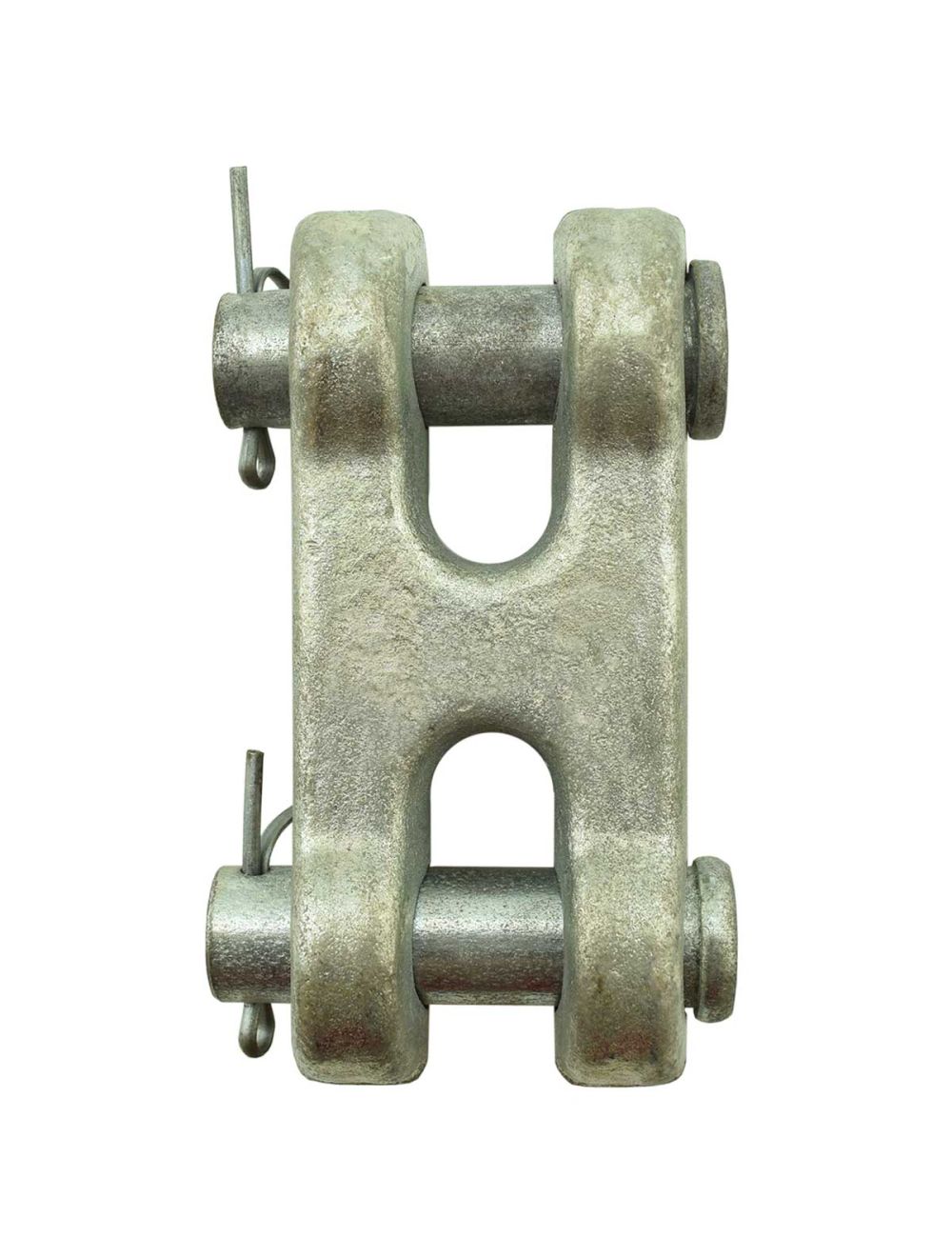 1/4" Twin Clevis Link Chain Connector Zinc Plated