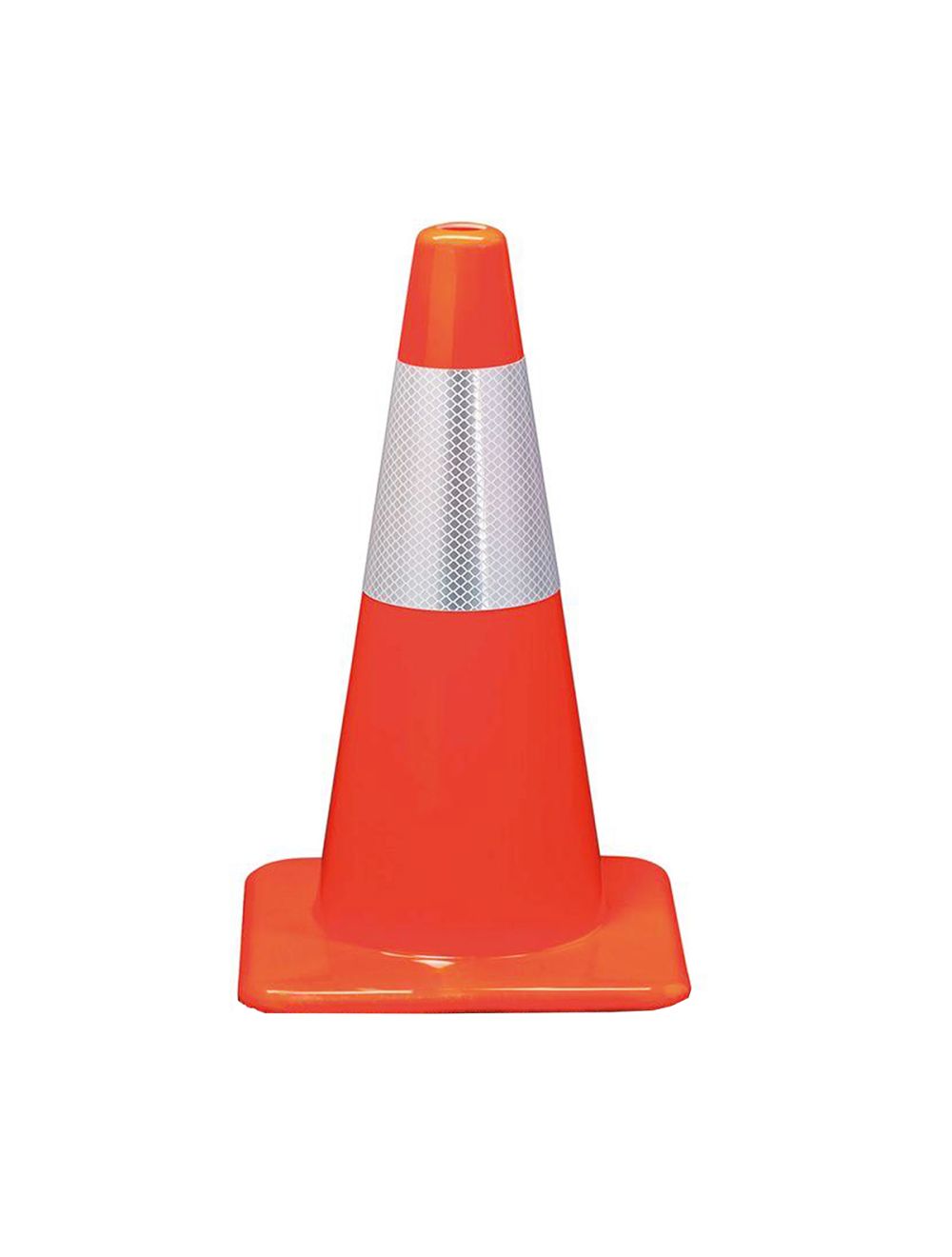 12" Orange Reflective PVC Traffic Safety Cone