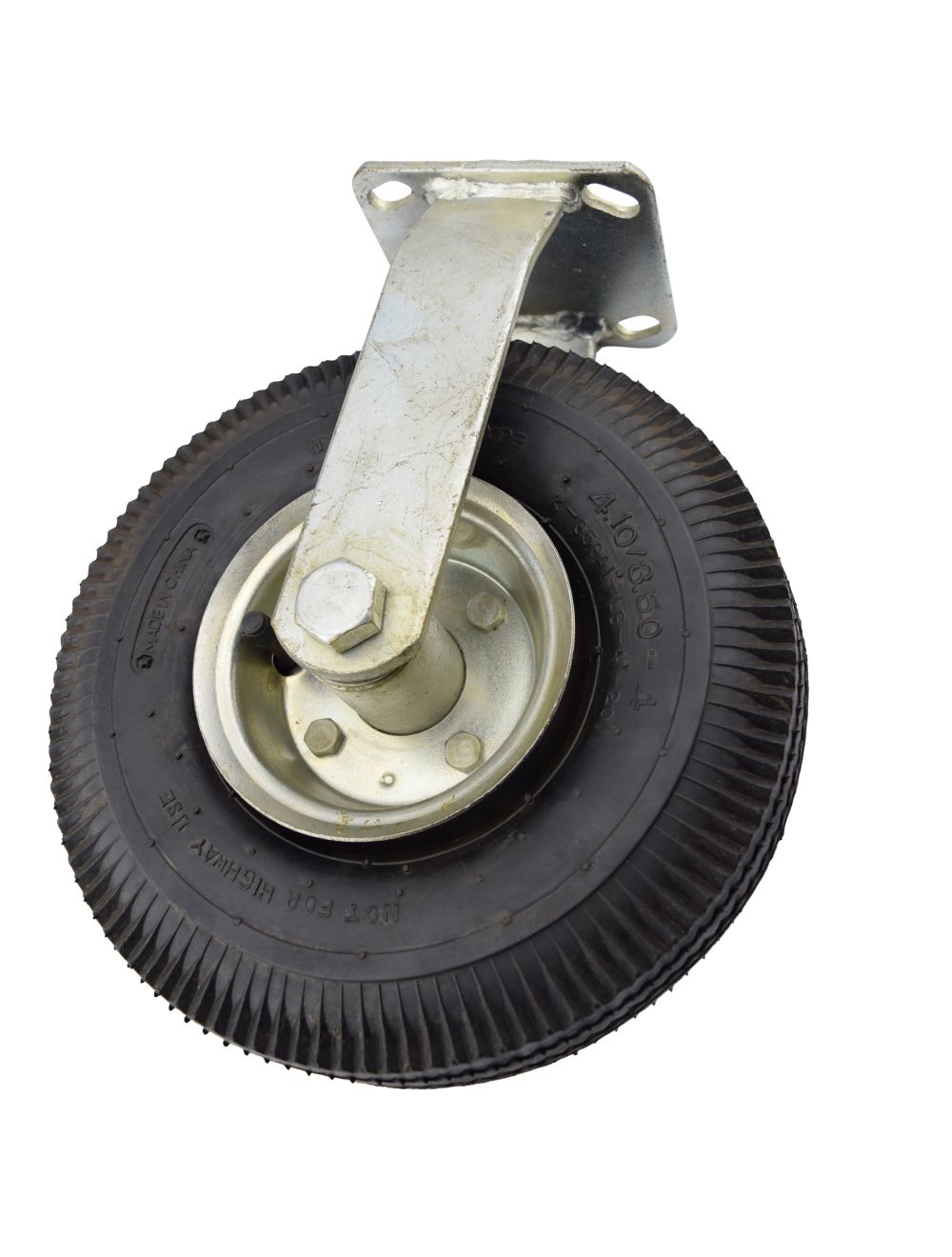 8" x 2-1/2" Rigid 330 lb Capacity Pneumatic Wheel Caster