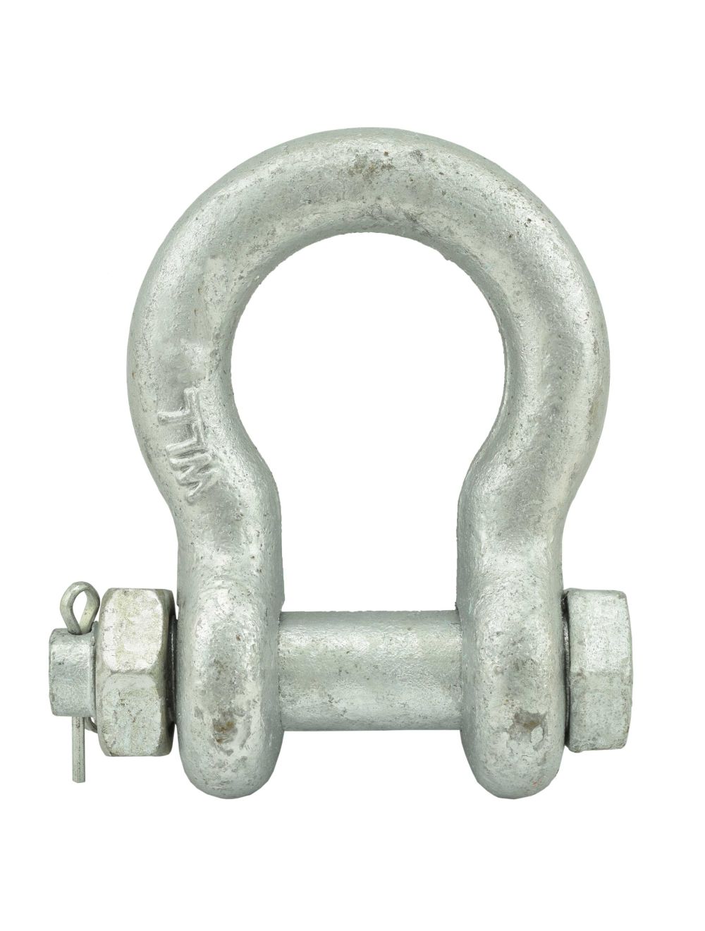 1/2" Galvanized Safety Pin Anchor Shackle