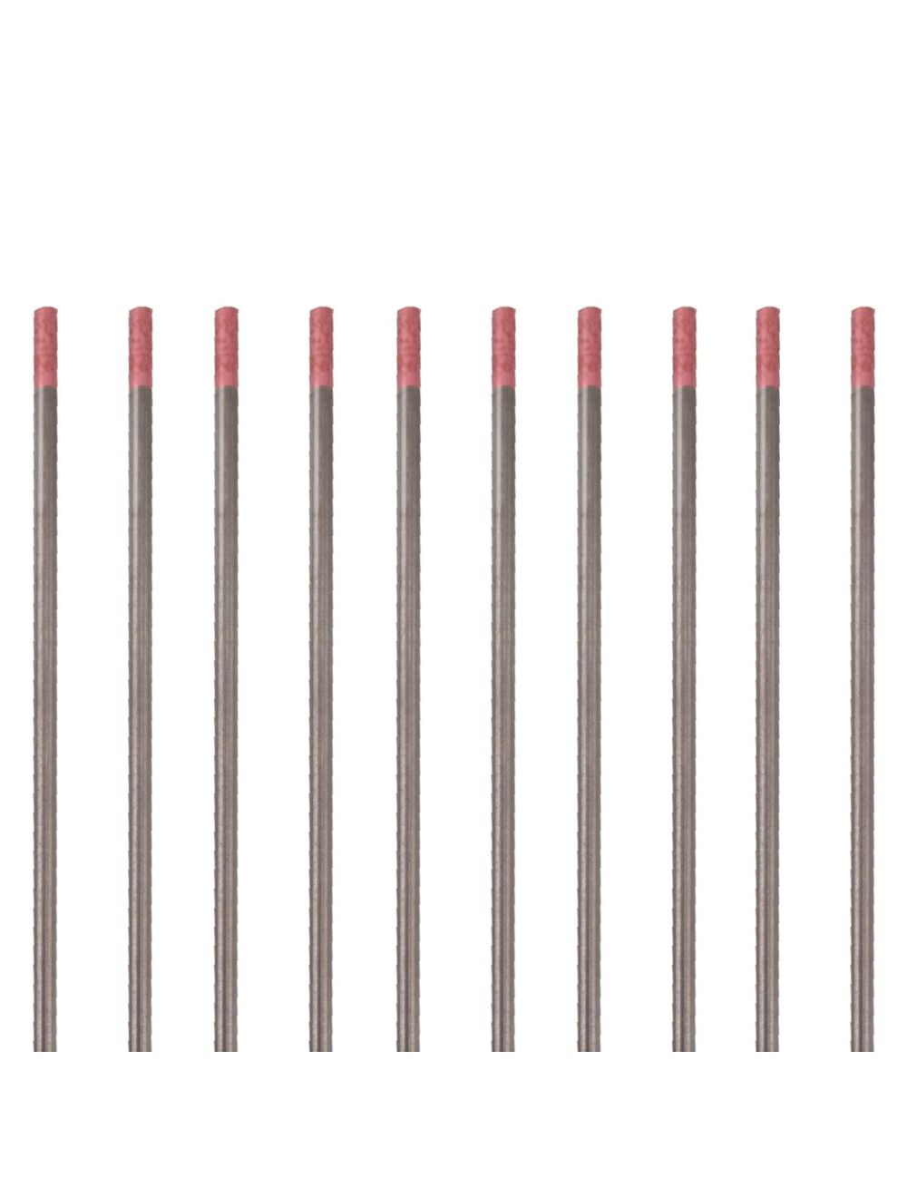 1/8" x 7" 2% Thoriated Tungsten Electrode - Red (10-pack)