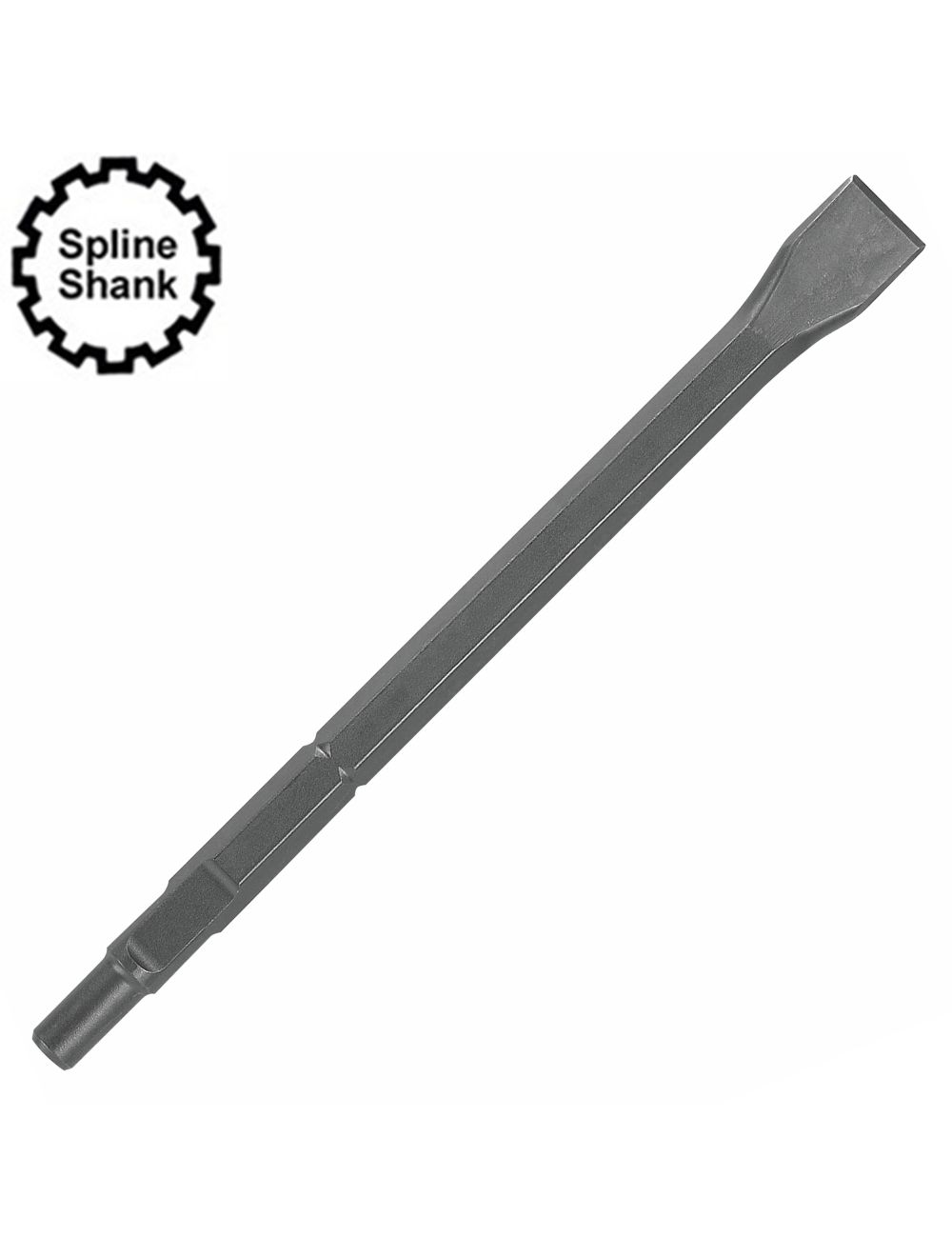 Bosch HS1812 1" x 18" Flat Chisel Tool Round Hex/Spline Hammer Steel