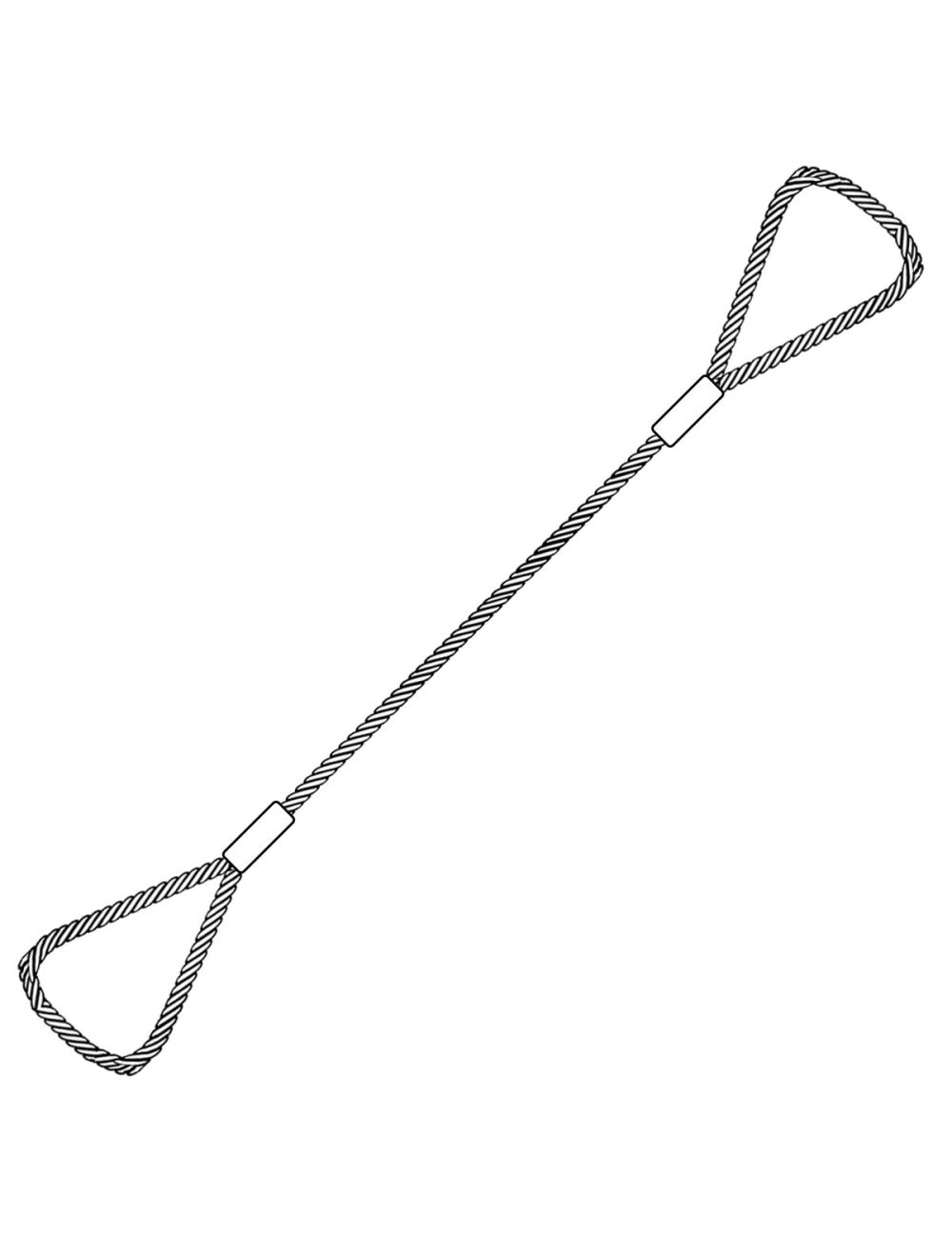 3/8" x 10' Eye to Eye Wire Rope Sling