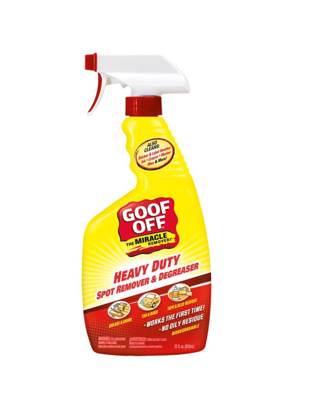 Goof Off FG659 22 fl oz. Heavy Duty Spot Remover/Degreaser