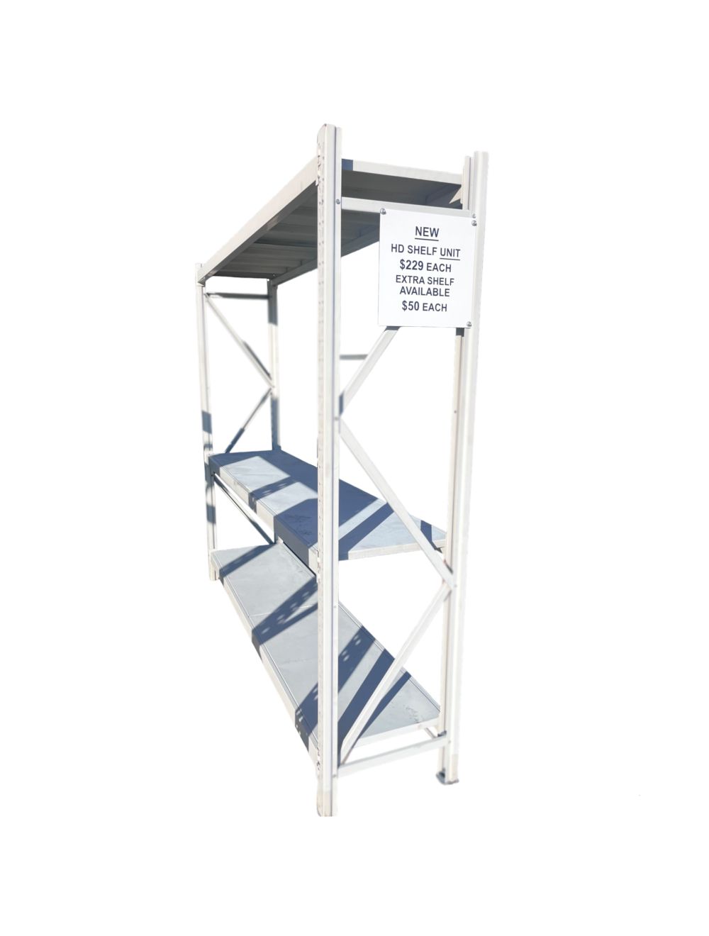Heavy Duty Single Shelf Unit
