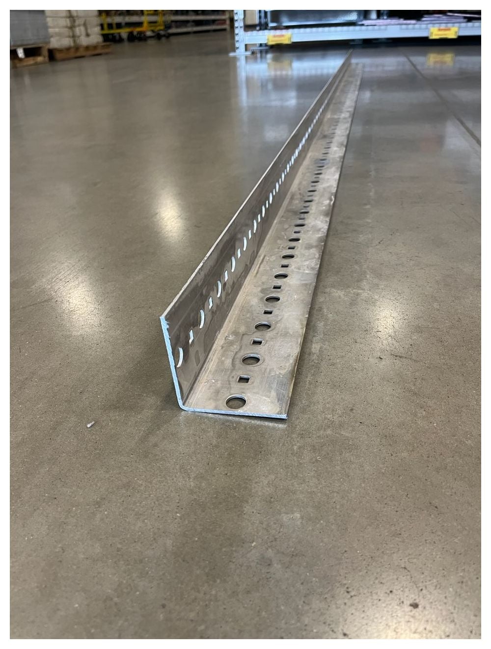 3" X 3" X 10' X 12GA Aluminum Perforated Angle