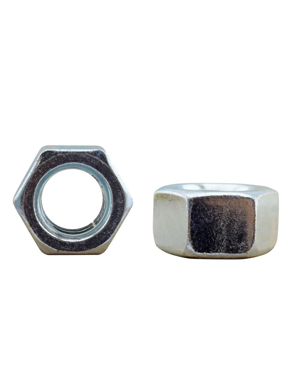 3/8-16 Finished Hex Nut Grade A Zinc Plated - 50 pcs per bag