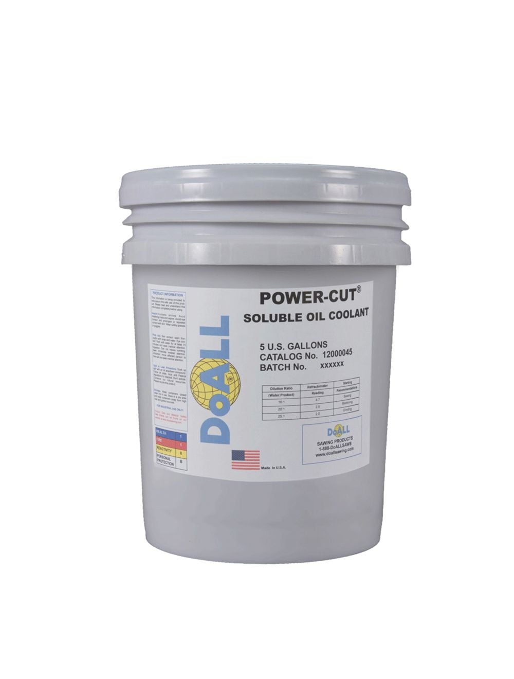 DoALL 5 Gallon Power-Cut Soluble Oil Coolant