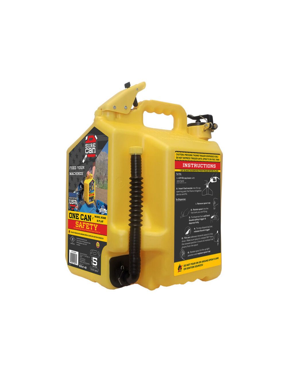 SureCan 5 Gallon Diesel Type 2 Safety Can