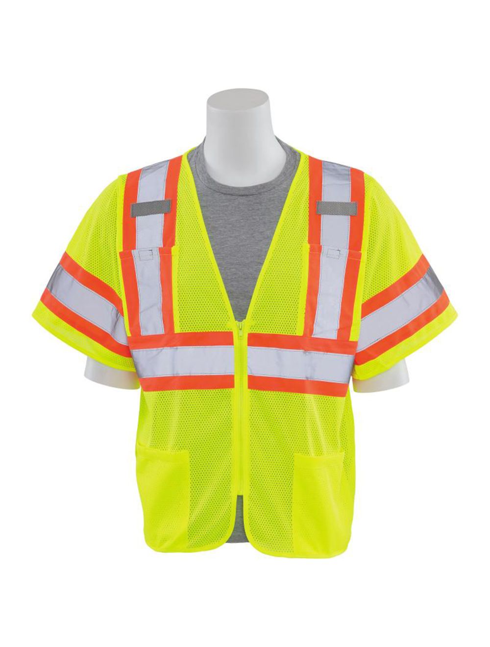 Class 3 Hi Viz Lime Safety Vest (Large)