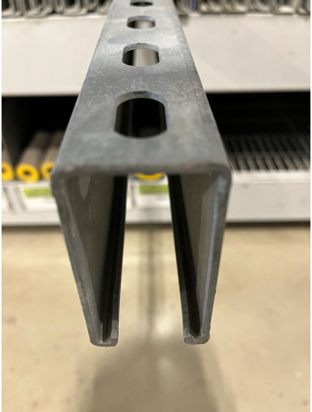 1-5/8 X 3-1/4 X 12GA X 10' DEEP HDG STRUT - SLOTED