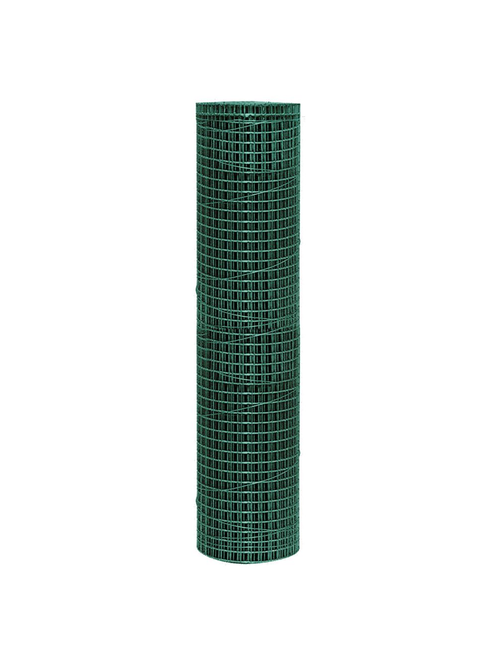 1/2" x 1/2" x 24" x 50' 19-Gauge Green PVC Coated Hardware Cloth