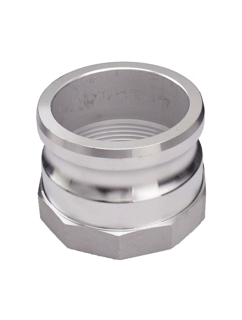 2" Male Adapter x Female NPT Aluminum Cam & Groove Coupling (Type A)