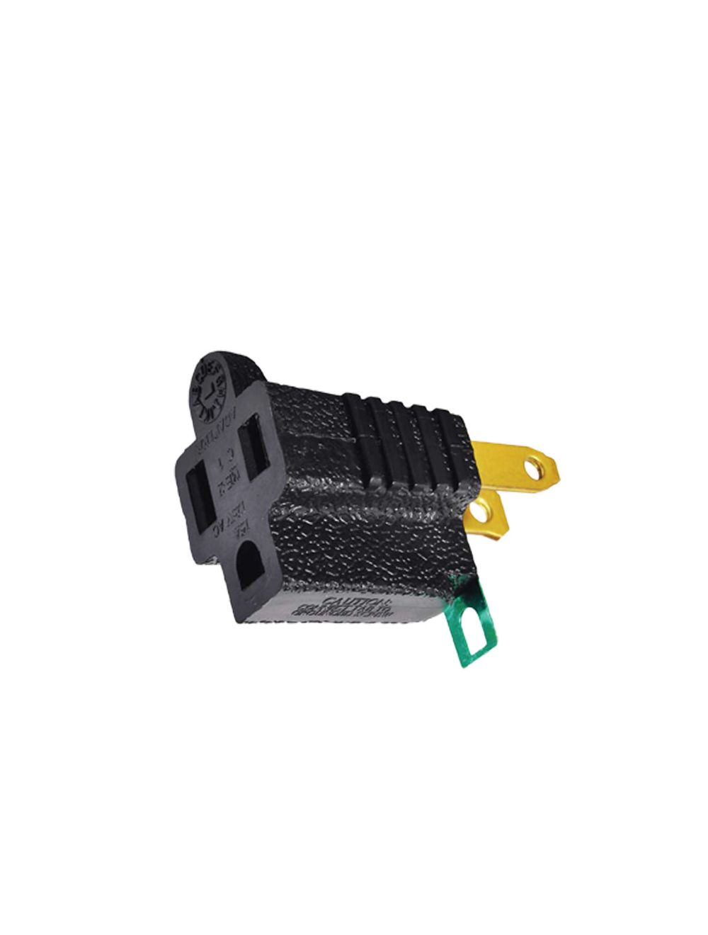 Polarized 1 Outlet Grounding Adapter