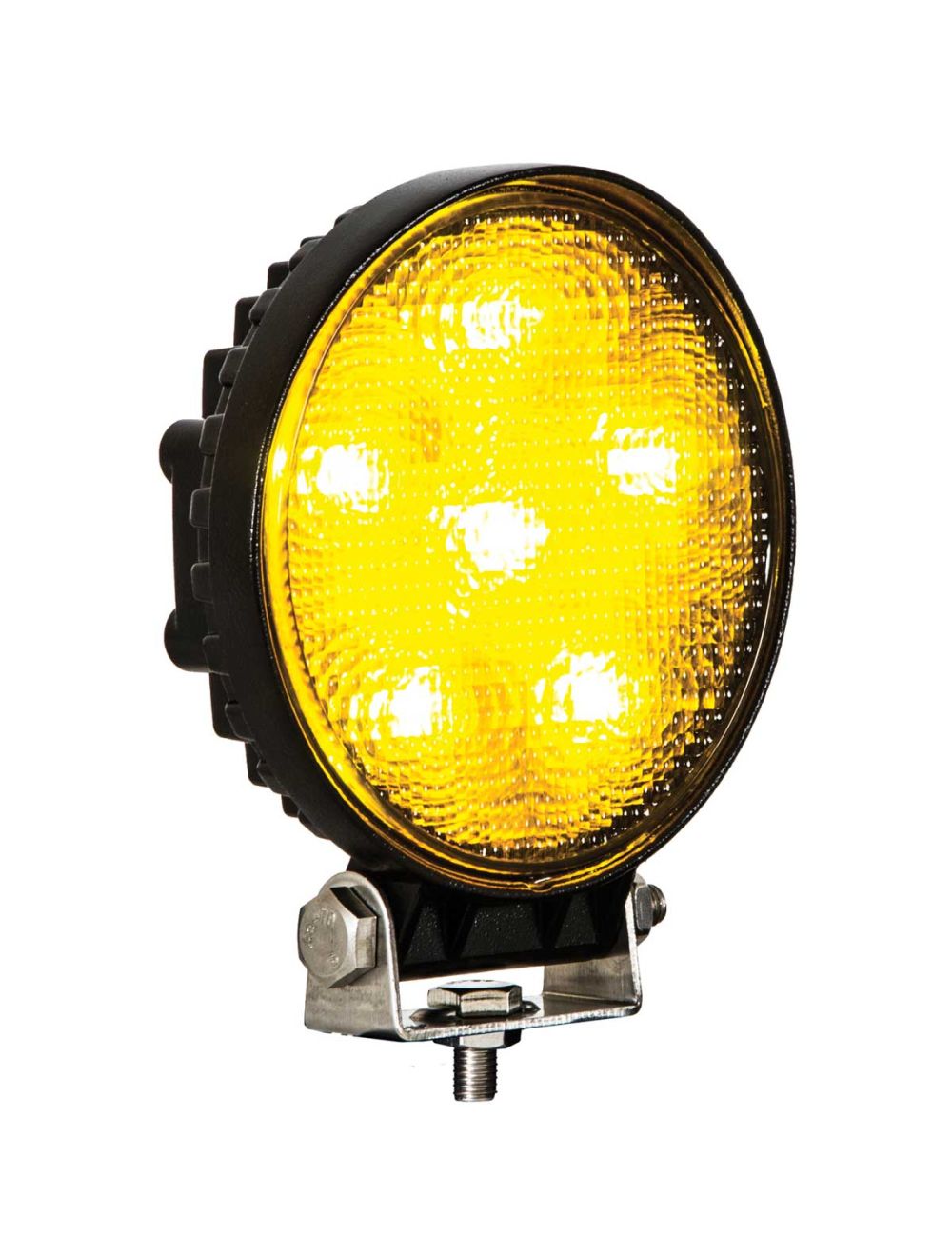 Buyers 8891015 4.6" Round LED Amber Strobe Light