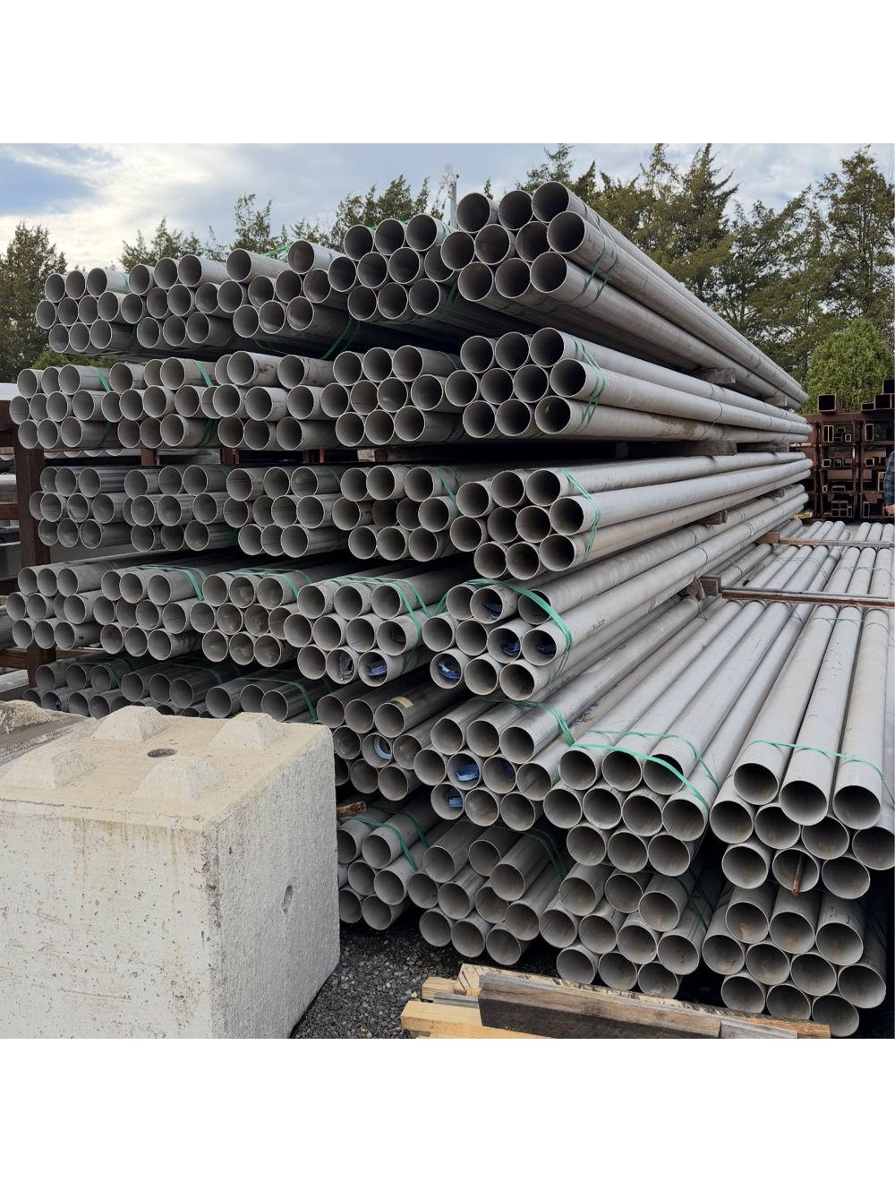 4" Schedule 10 Stainless Steel Pipe 30'