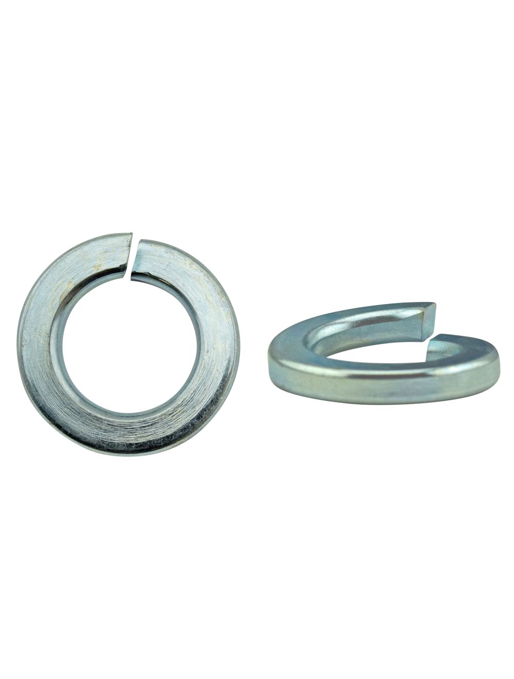 3/8" Medium Split Lock Washer Zinc Plated - 50 pcs per bag