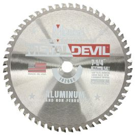 M.K. Morse 102650 7-1/4" 56 Tooth Metal Devil Aluminum Circular Saw Blade