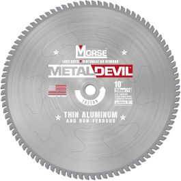M.K. Morse 102780 10" 92 Tooth Metal Devil Aluminum Circular Saw Blade