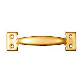 6-1/2" UTILITY PULL HANDLE BRASS FINISH
