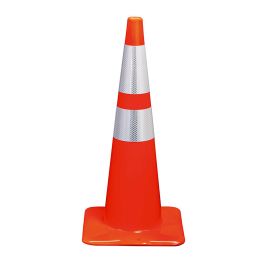 28" Orange Reflective PVC Traffic Safety Cone