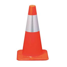 12" Orange Reflective PVC Traffic Safety Cone
