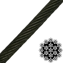 3/8" x 100' 19x7 Rotation Resistant Wire Rope