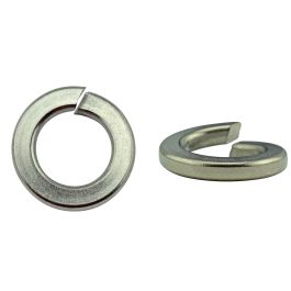 #10 Medium Split Lock Washer 18-8 Stainless Steel - 100 pcs per bag