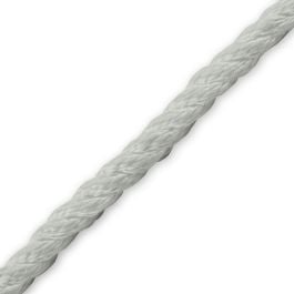 1/2" x 600' 3-Strand Twisted White Nylon Rope