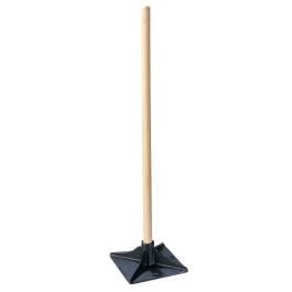 True Temper 1133700 10" x 10" Tamper with Hardwood Handle