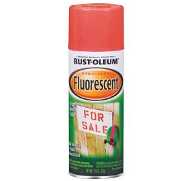 Rust-Oleum 1955830 11 oz. Fluorescent Red-Orange Spray Paint